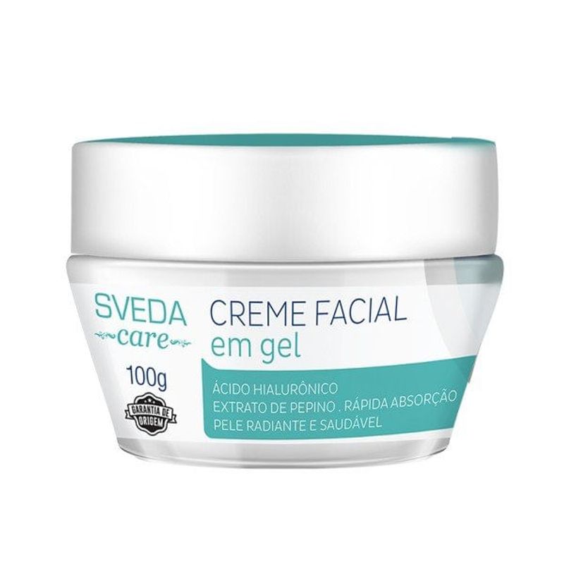 Creme Facial Em Gel 100G Sveda Care - D'Or Mais Saúde