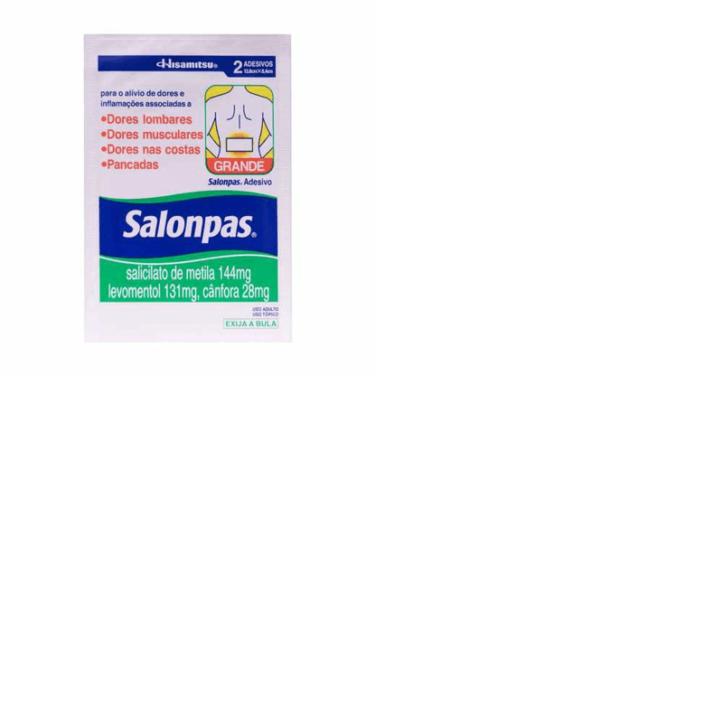 Emplasto Salonpas Tamanho Grande - D'Or Mais Saúde