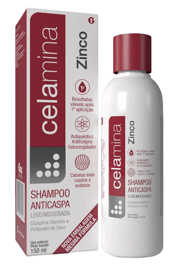 Celamina Zinco Shampoo Frasco Com 150Ml - D'Or Mais Saúde
