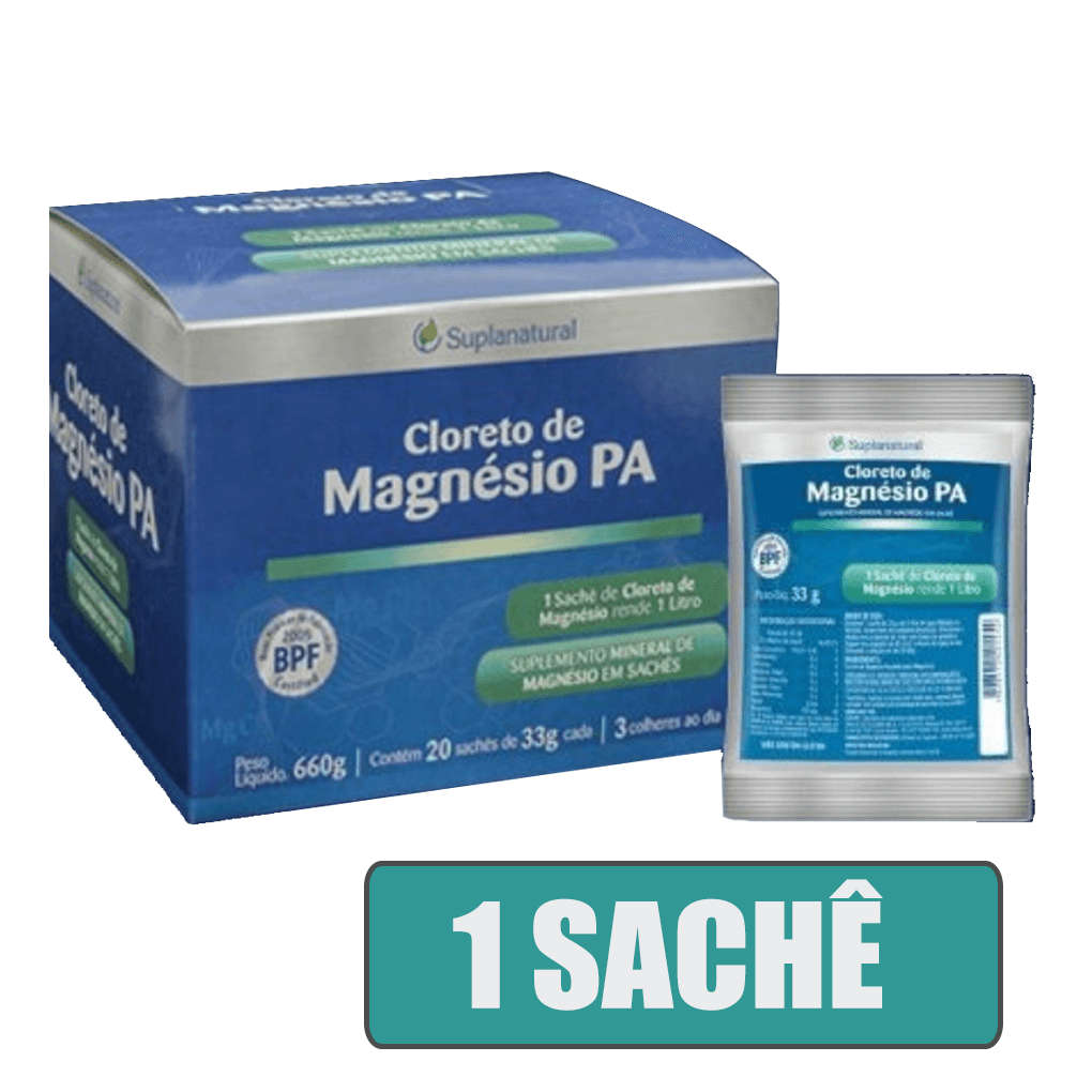 Cloreto De Magnesio Po 1 Sachet 33g - D'Or Mais Saúde