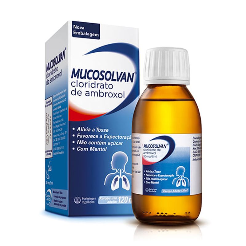 Mucosolvan 30Mg/5Ml Xarope Frasco Com 120Ml Adulto - D'Or Mais Saúde