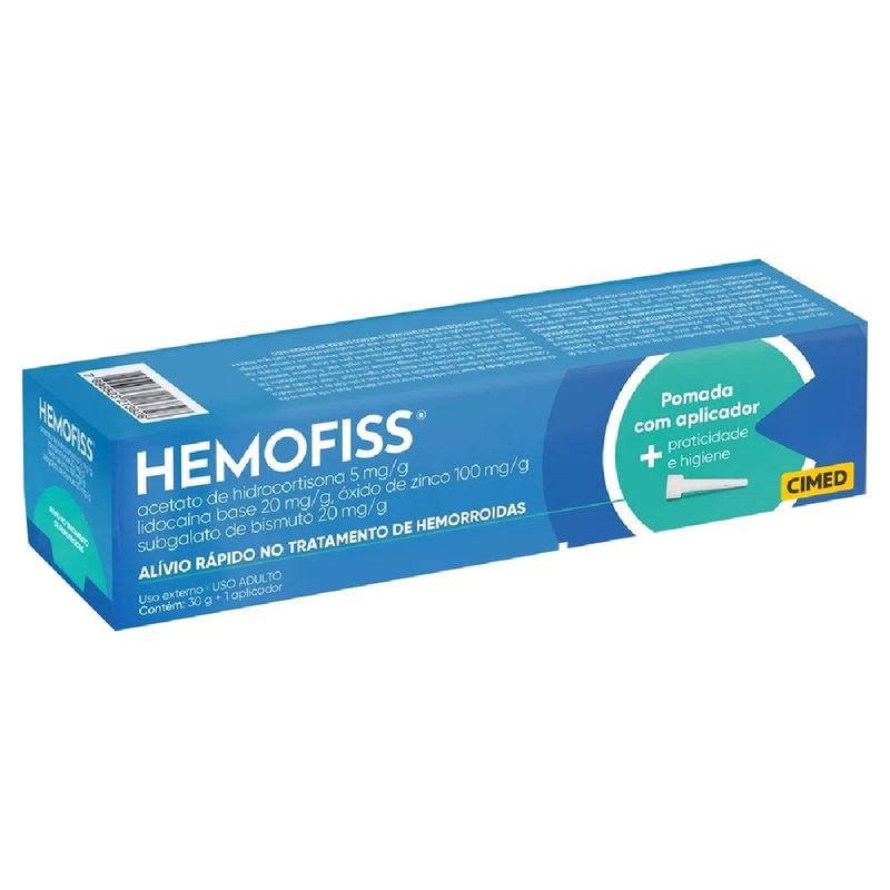 Hemofiss Pomada 30g + 1 Aplicador - D'Or Mais Saúde