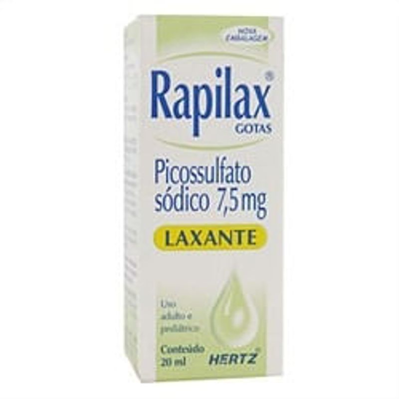 Rapilax 7.5MG/ML Solução oral (gotas) - Frasco com 20 mL - D'Or Mais Saúde