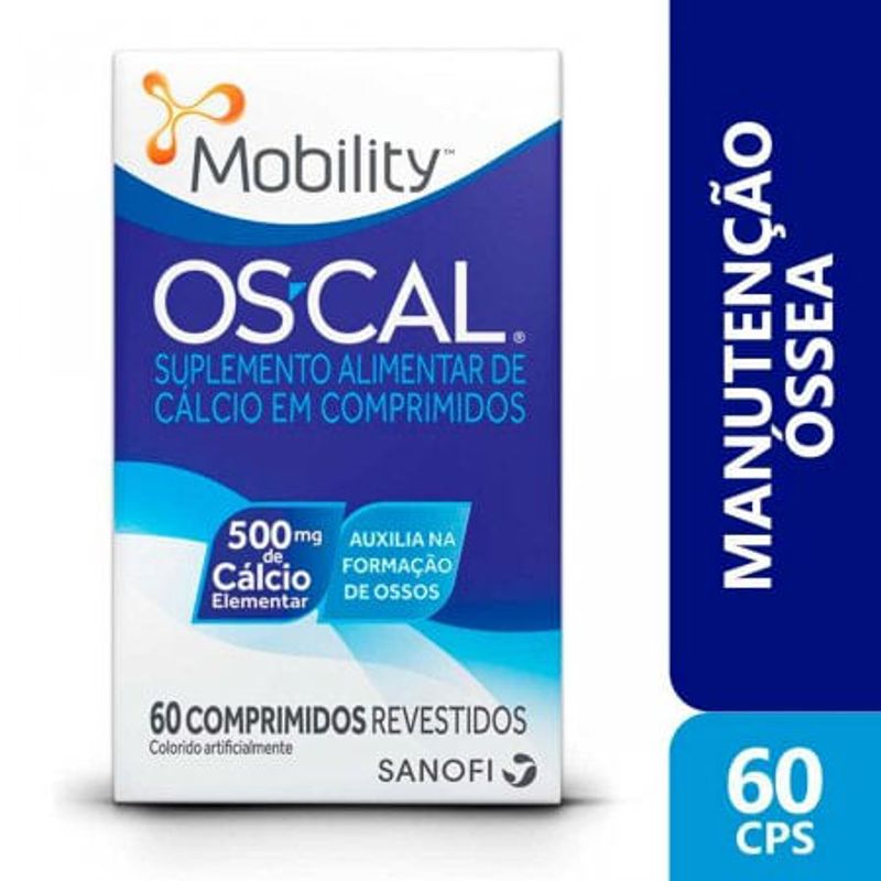 Oscal 500mg 60 Comprimidos Revestidos - D'Or Mais Saúde