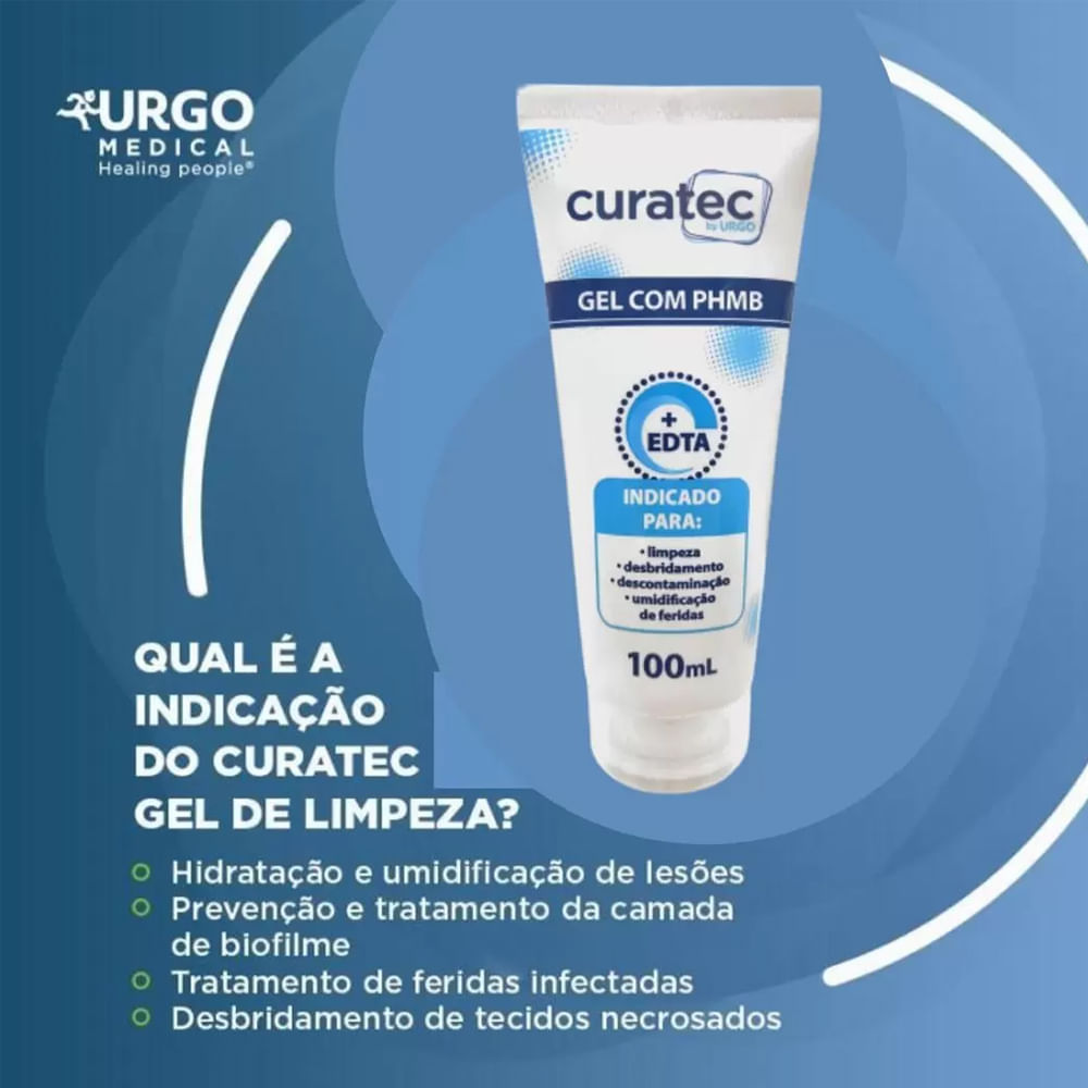 Curatec Gel com PHMB 100 ML - D'Or Mais Saúde