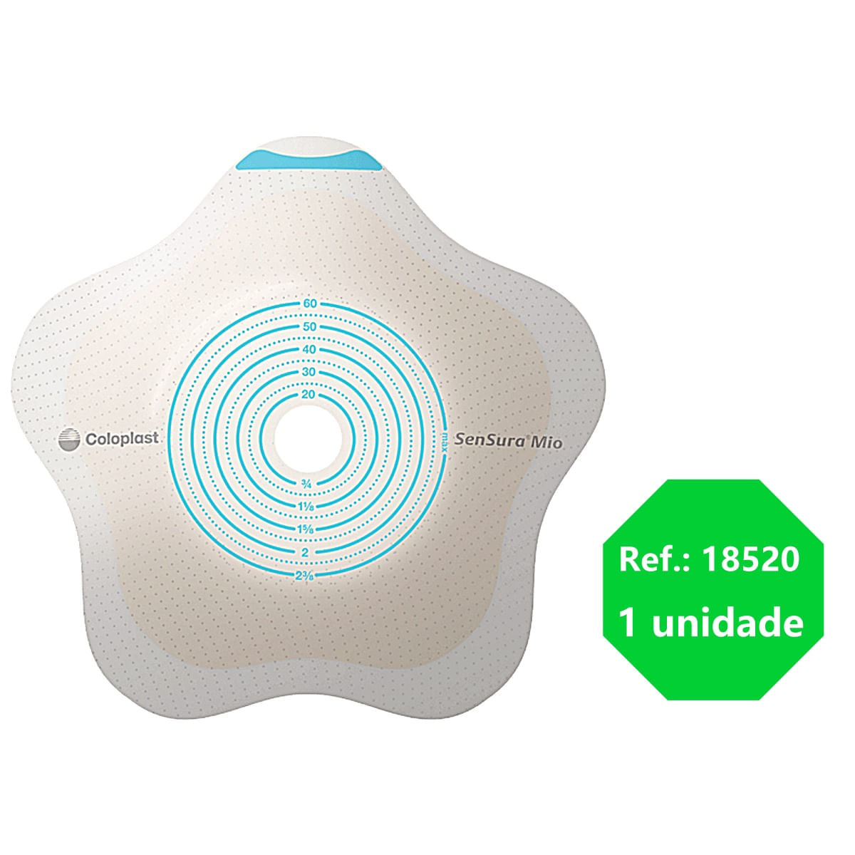 Base Adesiva Sensura Mio Coloplast 18520 Concave 60mm - unidade - D'Or ...