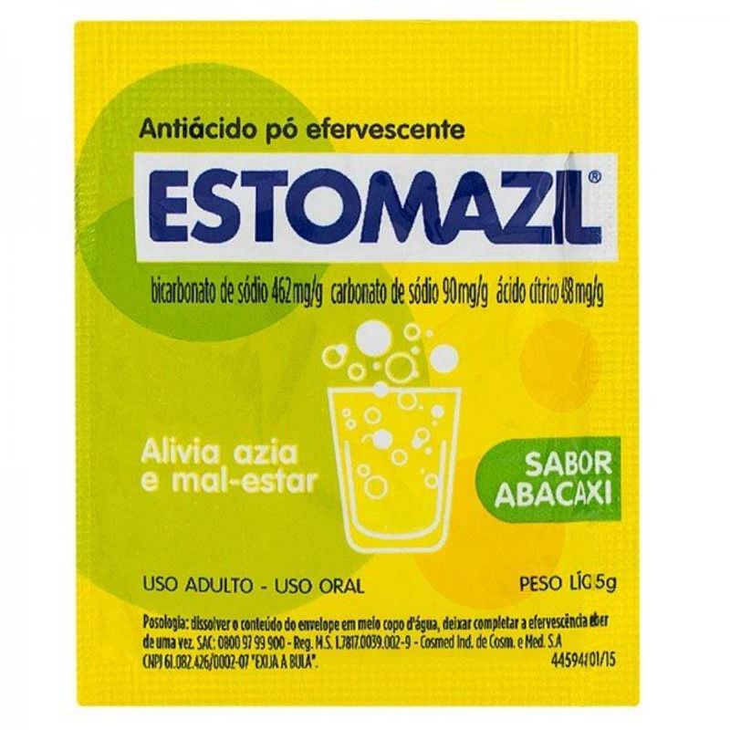 Estomazil 438MG/G + 462MG/G + 90MG/G Pó Efervescente Sabor Abacaxi ...