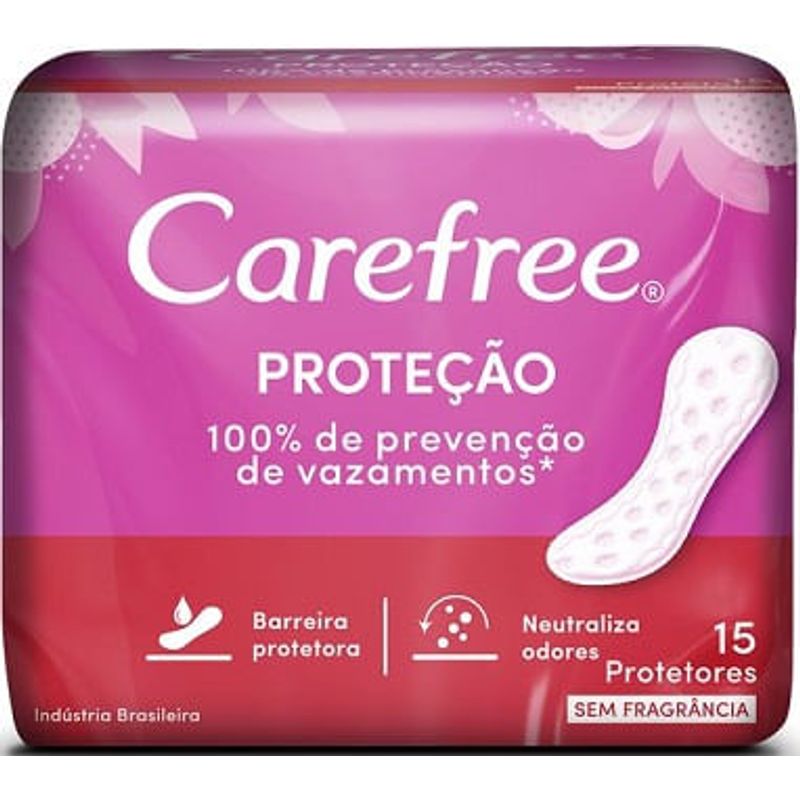 Protetor Diario Carefree Neutralize Sem Perfume com 15 Unidades - D'Or ...