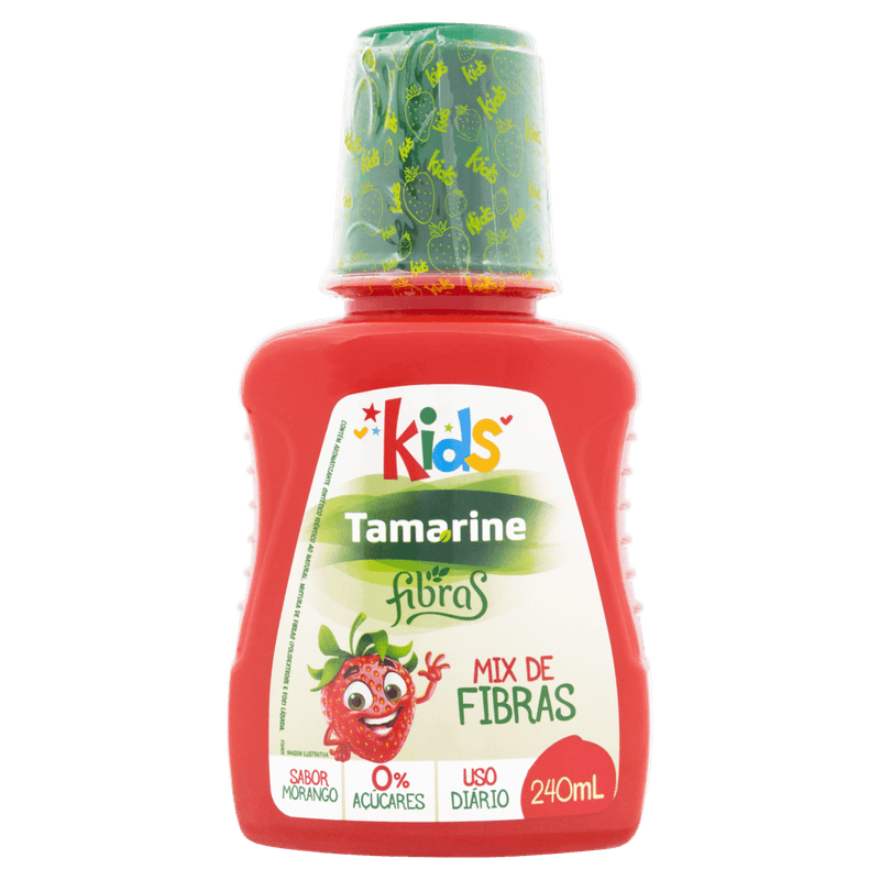 Tamarine Kids Fibras Sabor Morango 240mL - D'Or Mais Saúde