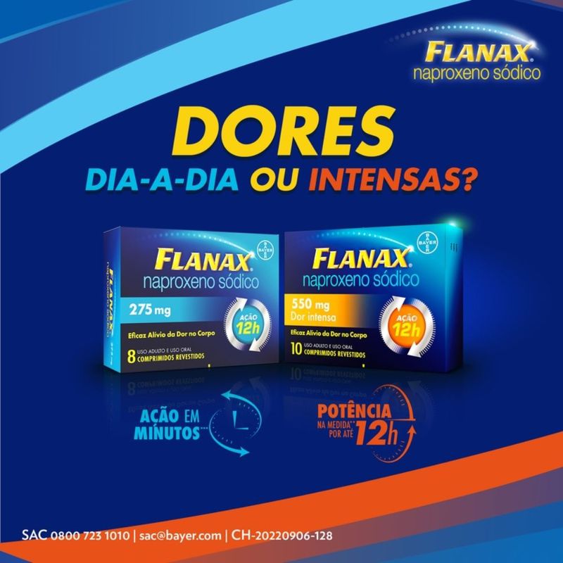 Flanax 550mg 15 Comprimidos - D'Or Mais Saúde