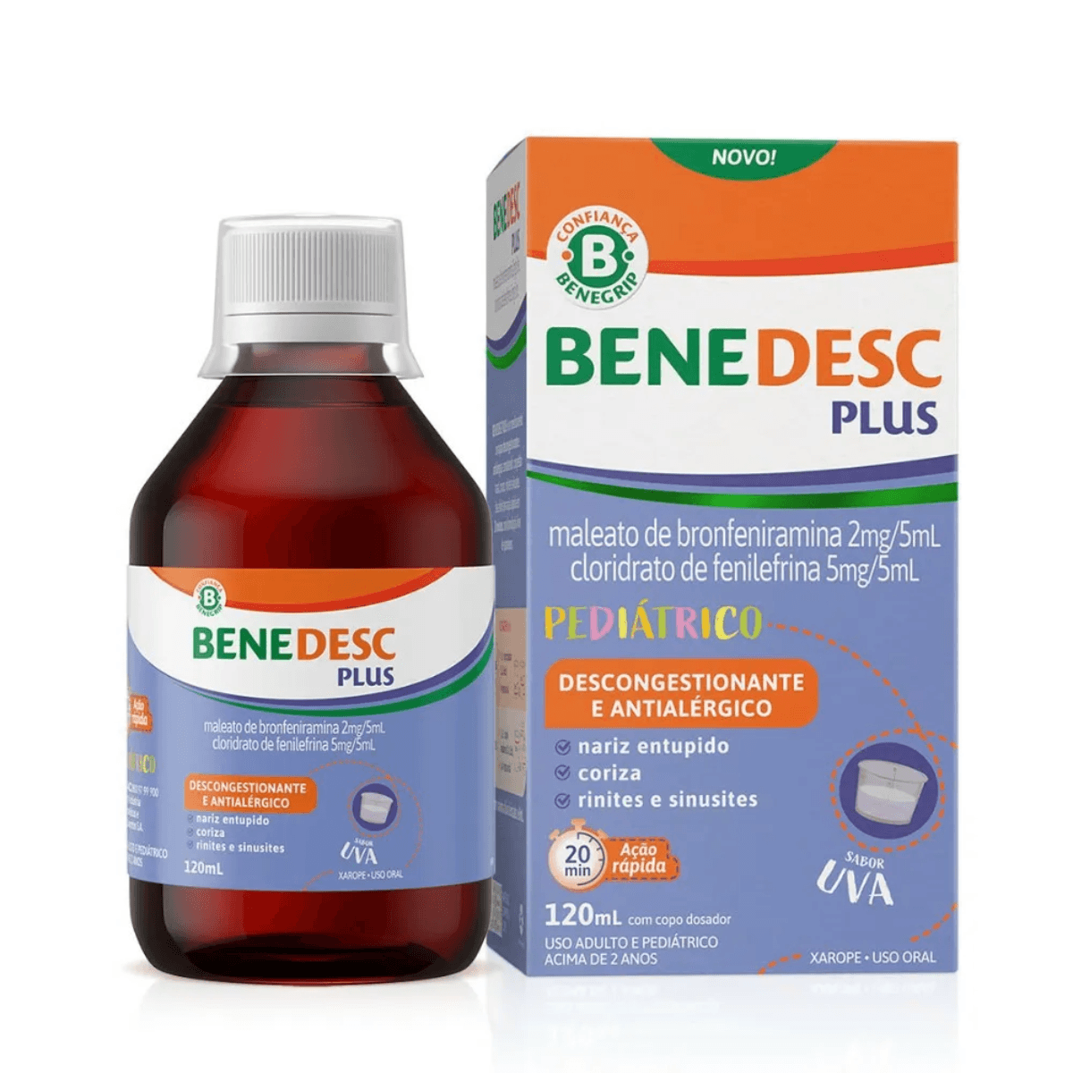 Benedesc Plus Xarope Infantil 120ml - D'Or Mais Saúde