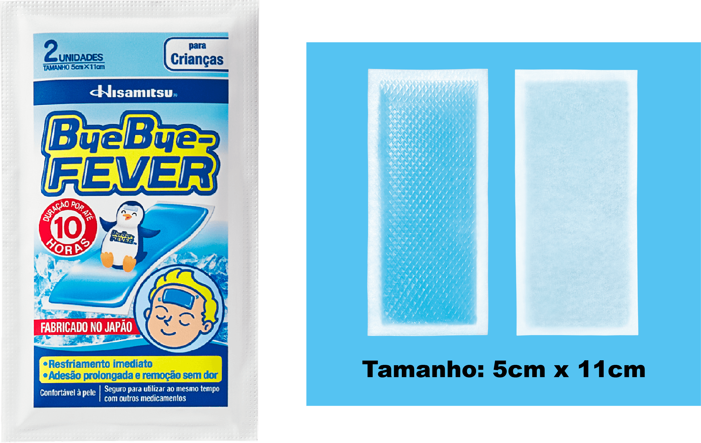 Adesivo Para Alívio Da Febre Bye Bye Fever Crianças - 2 Unidades - D'Or ...