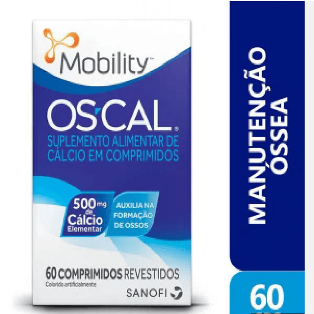 OS-CAL 500MG 60 COMPRIMIDOS MOBILITY - D'Or Mais Saúde