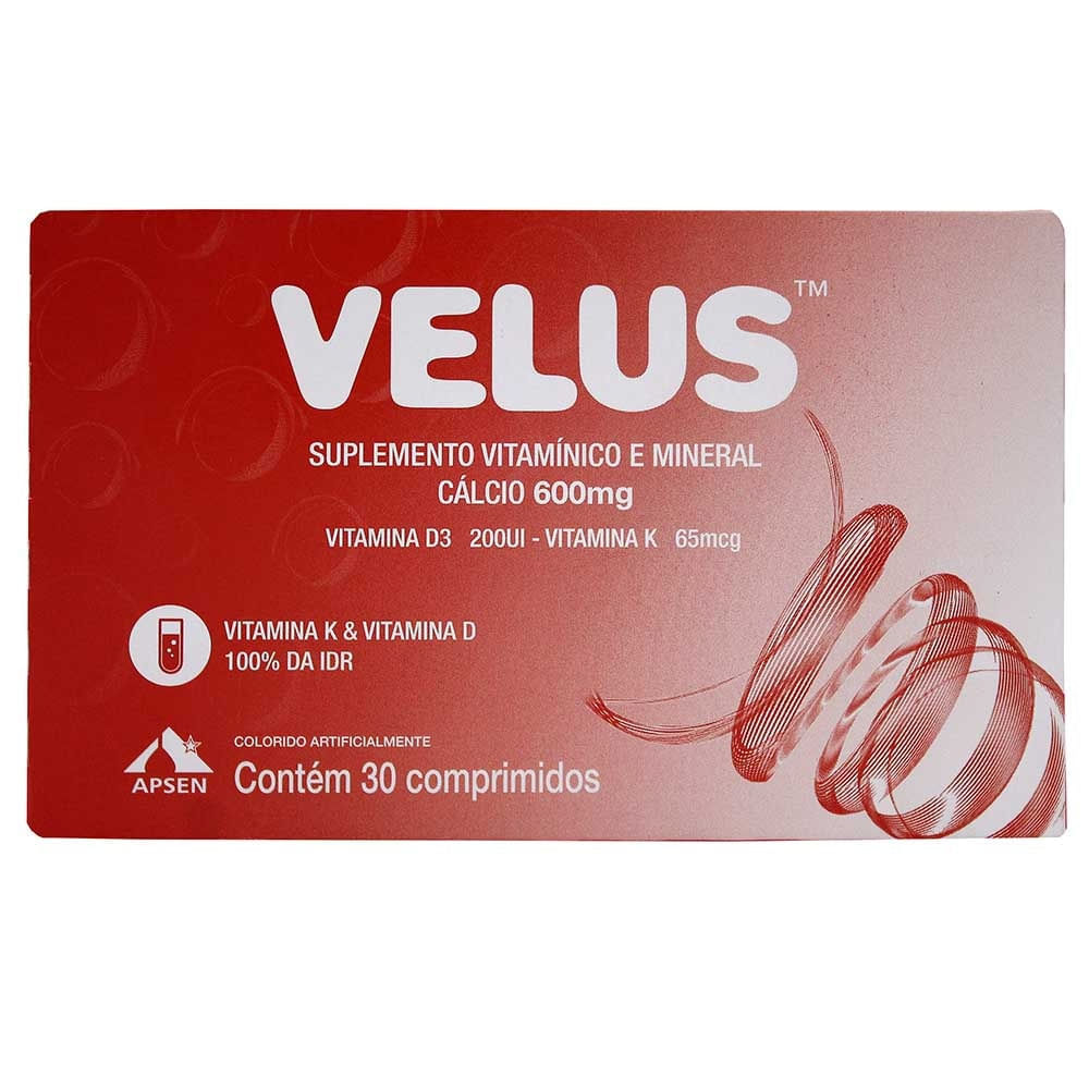 Velus 30 Comprimidos - D'Or Mais Saúde