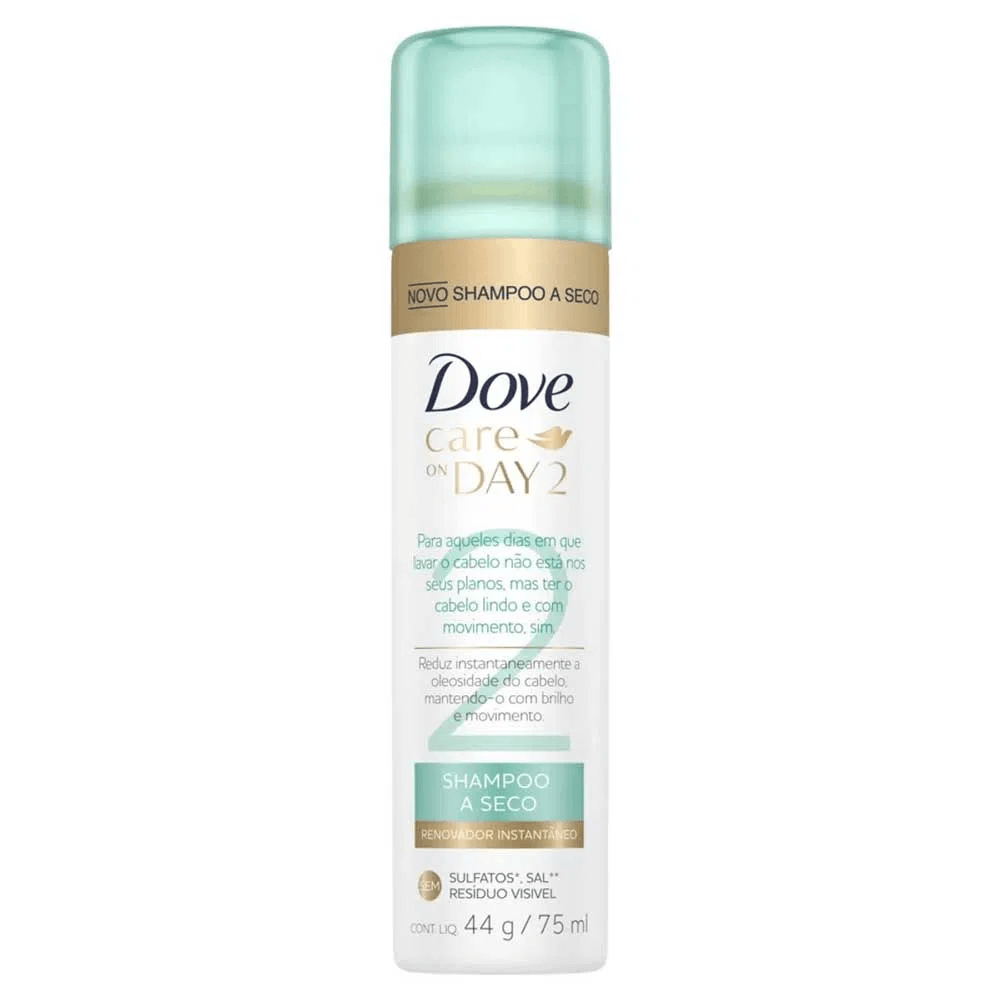 Shampoo a Seco Dove Care On Day 2 75ml - D'Or Mais Saúde