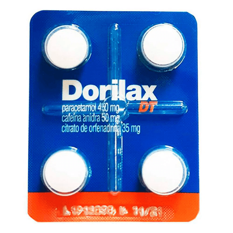 Dorilax DT 450mg 4 comprimidos - D'Or Mais Saúde