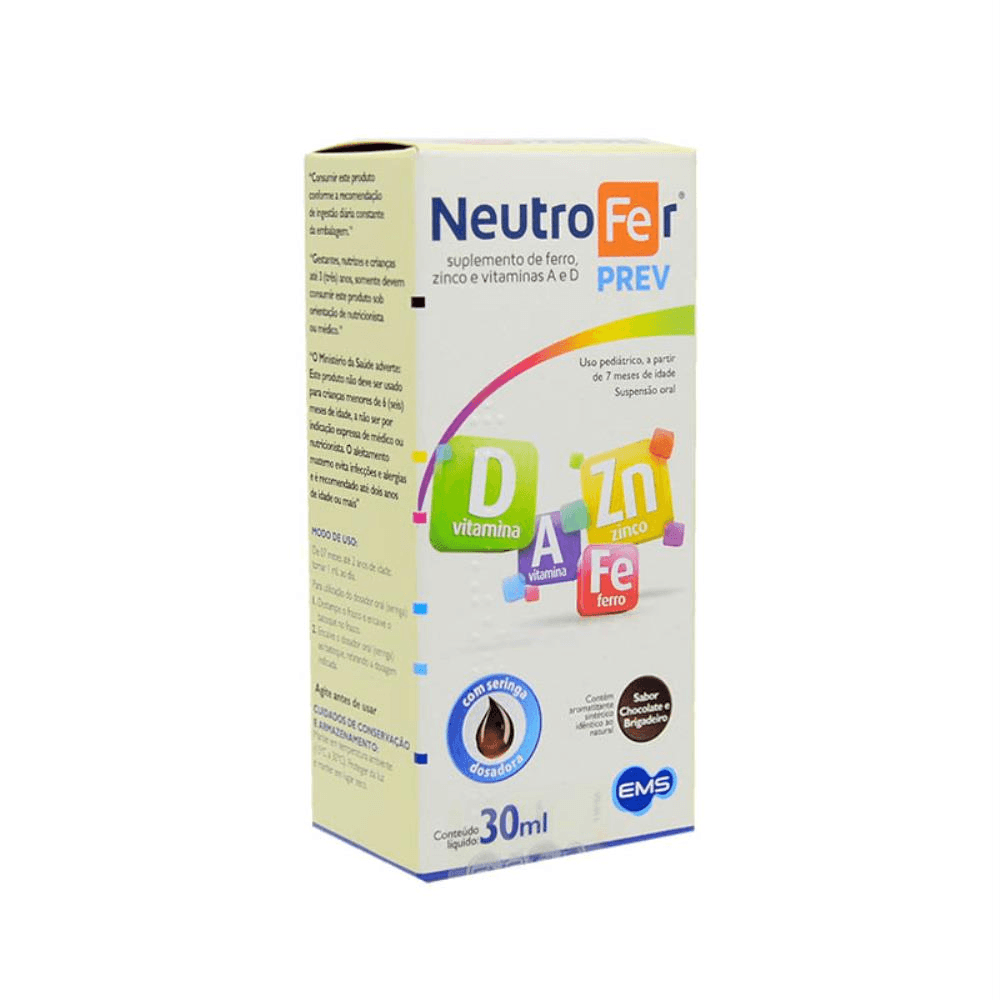 Suplemento Vitamínico Neutrofer Prev 30ml - D'Or Mais Saúde