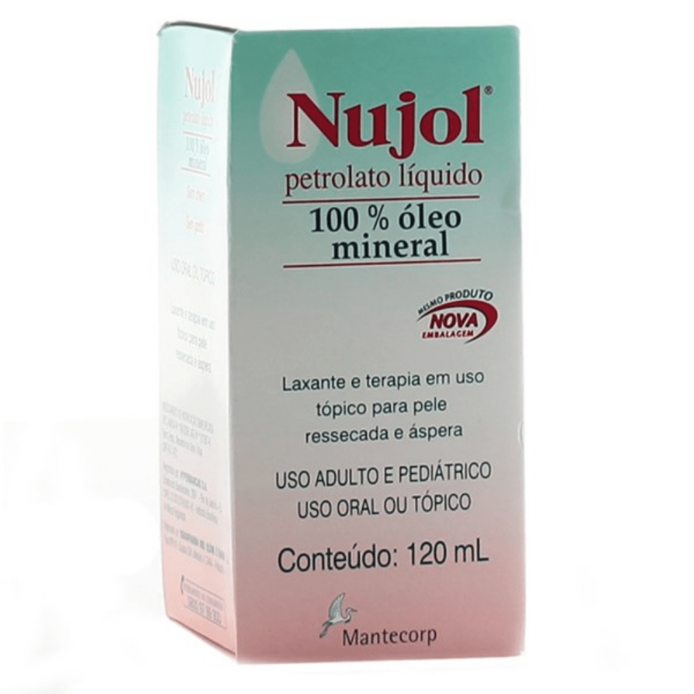Nujol 100% Óleo Mineral 120ml - D'Or Mais Saúde