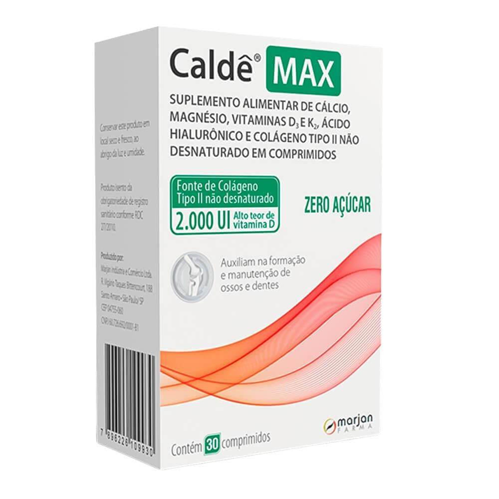 Suplemento Alimentar Caldê Max 30 comprimidos - D'Or Mais Saúde