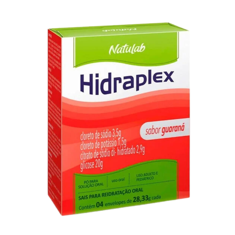 Hidraplex Natulab Sabor Guaraná 04 envelopes - D'Or Mais Saúde Hidraplex Natulab Sabor Guaraná 04 envelopes - D'Or Mais Saúde