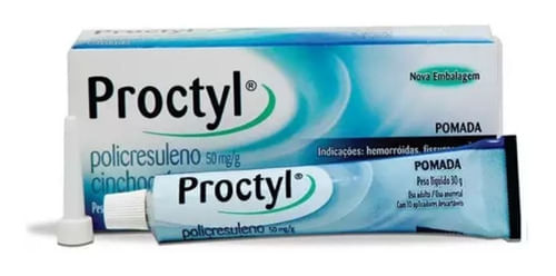 Proctyl Pomada P/ Tratamento De Hemorroidas 30g + 10 Aplic. - D'Or Mais ...