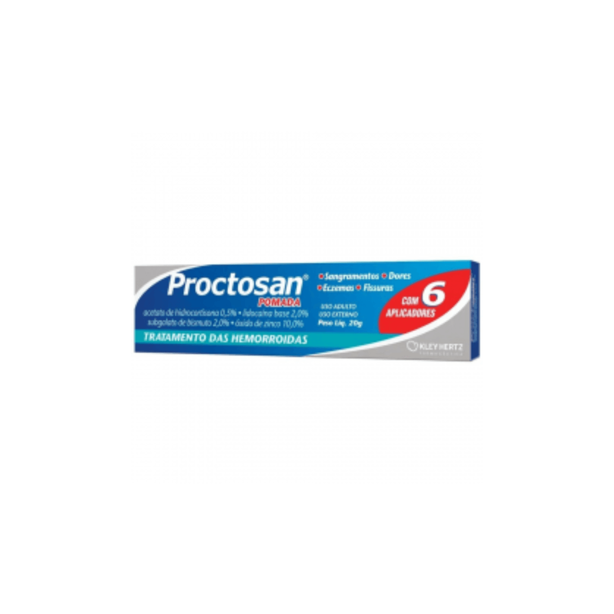 Proctosan Pomada 20g Tratamento Das Hemorroidas - D'Or Mais Saúde