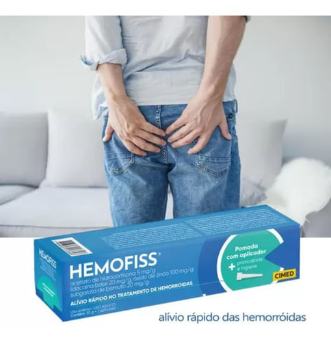 kit 2 Pomada Para Hemorroida Hemofiss 30g + Aplic (igual Proctan) - D ...