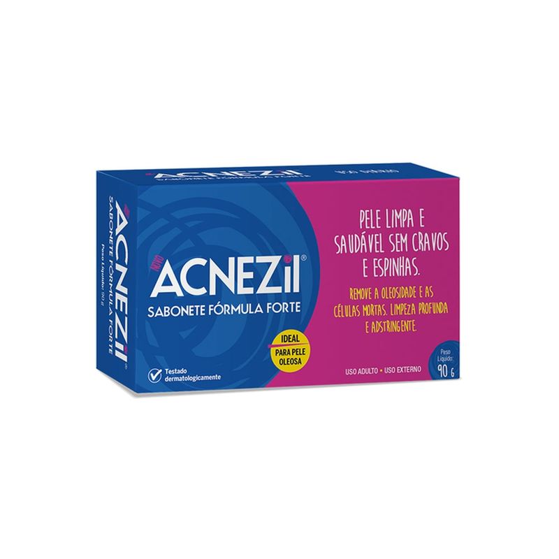 SABONETE ACNEZIL FÓRMULA FORTE 90G - D'Or Mais Saúde