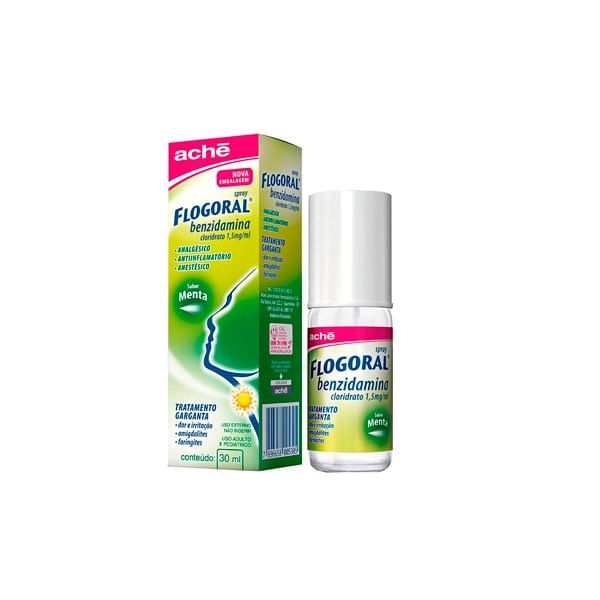Flogoral Colutório 30ml Menta - D'Or Mais Saúde