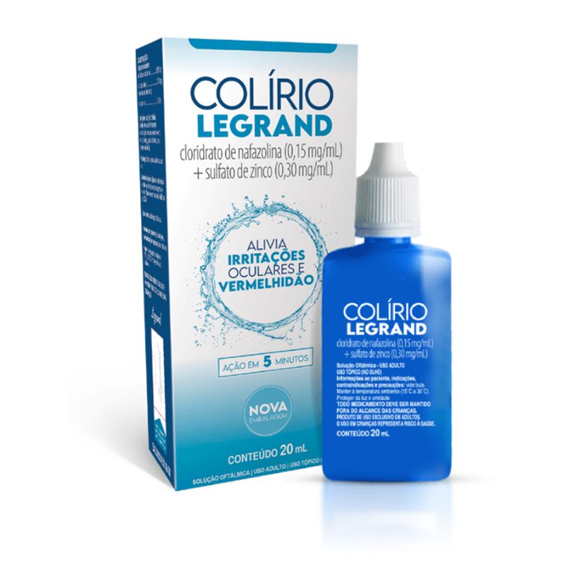 Colírio Legrand Alivia Irritações Oculares e Irritação 20ml - D'Or Mais ...