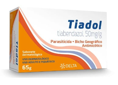 Tiadol Tiabendazol 50mg/g Sabonete 65g - D'Or Mais Saúde