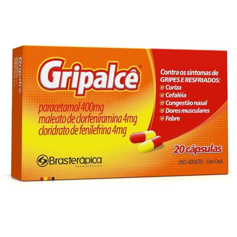Gripalcê 20 Comprimidos - D'Or Mais Saúde