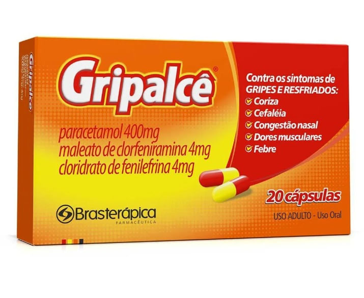 Gripalcê 20 Comprimidos - D'Or Mais Saúde