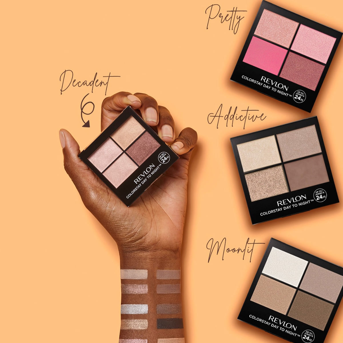 Revlon Colorstay Quad Addictive 500 - Paleta de Sombras 4,8g - D'Or ...