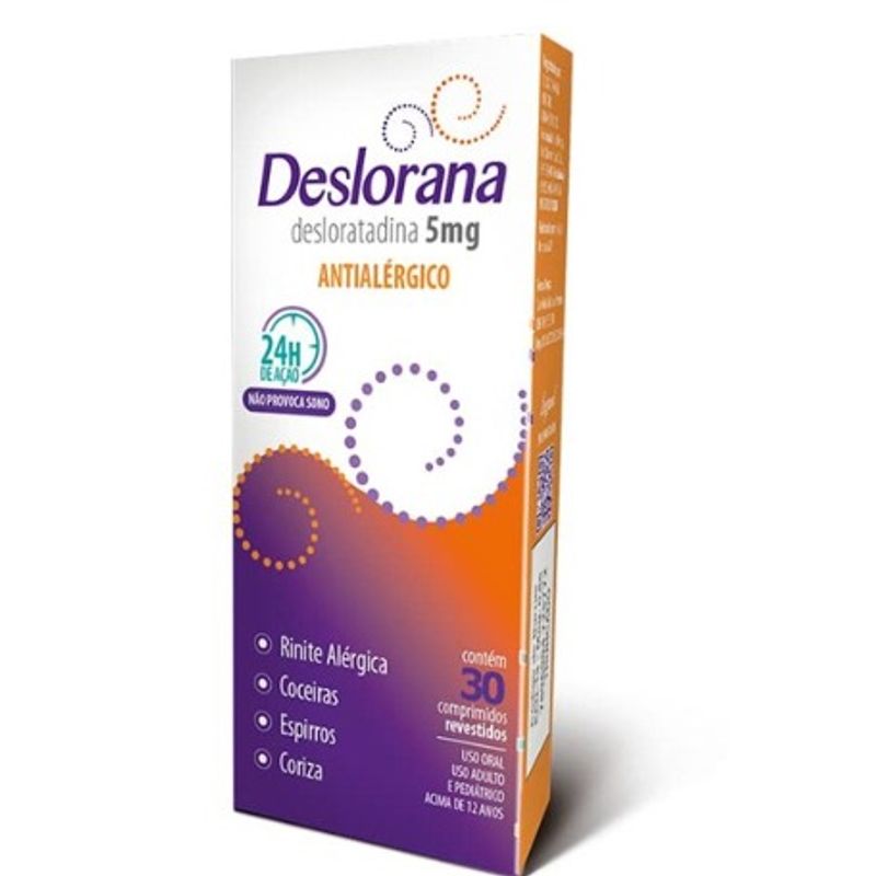 DESLORANA 5mg cx 30 comp rev - D'Or Mais Saúde