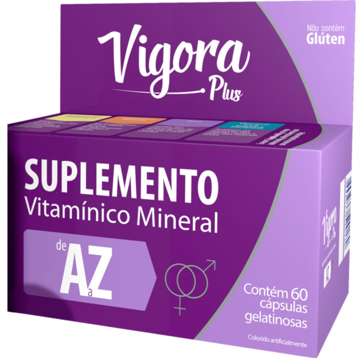 Vigora Plus Multivitamínico AZ 60 Cápsulas - D'Or Mais Saúde